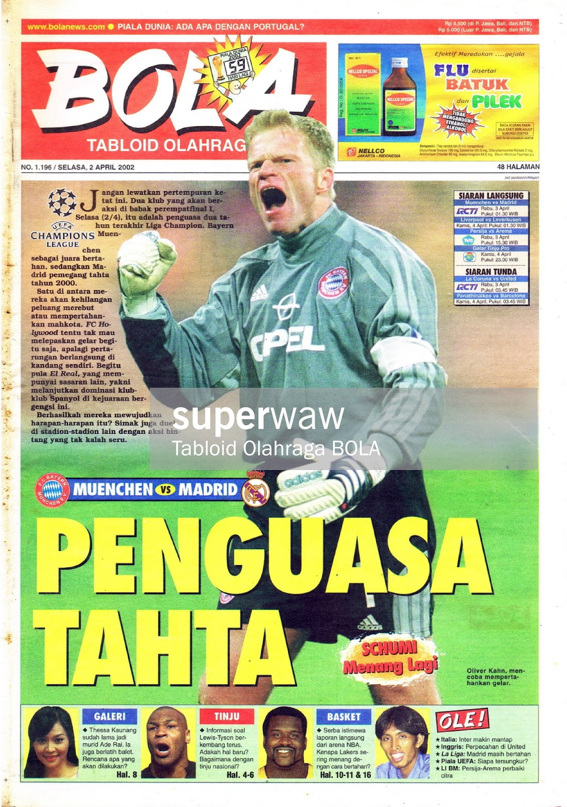 TABLOID BOLA: PENGUASA TAHTA