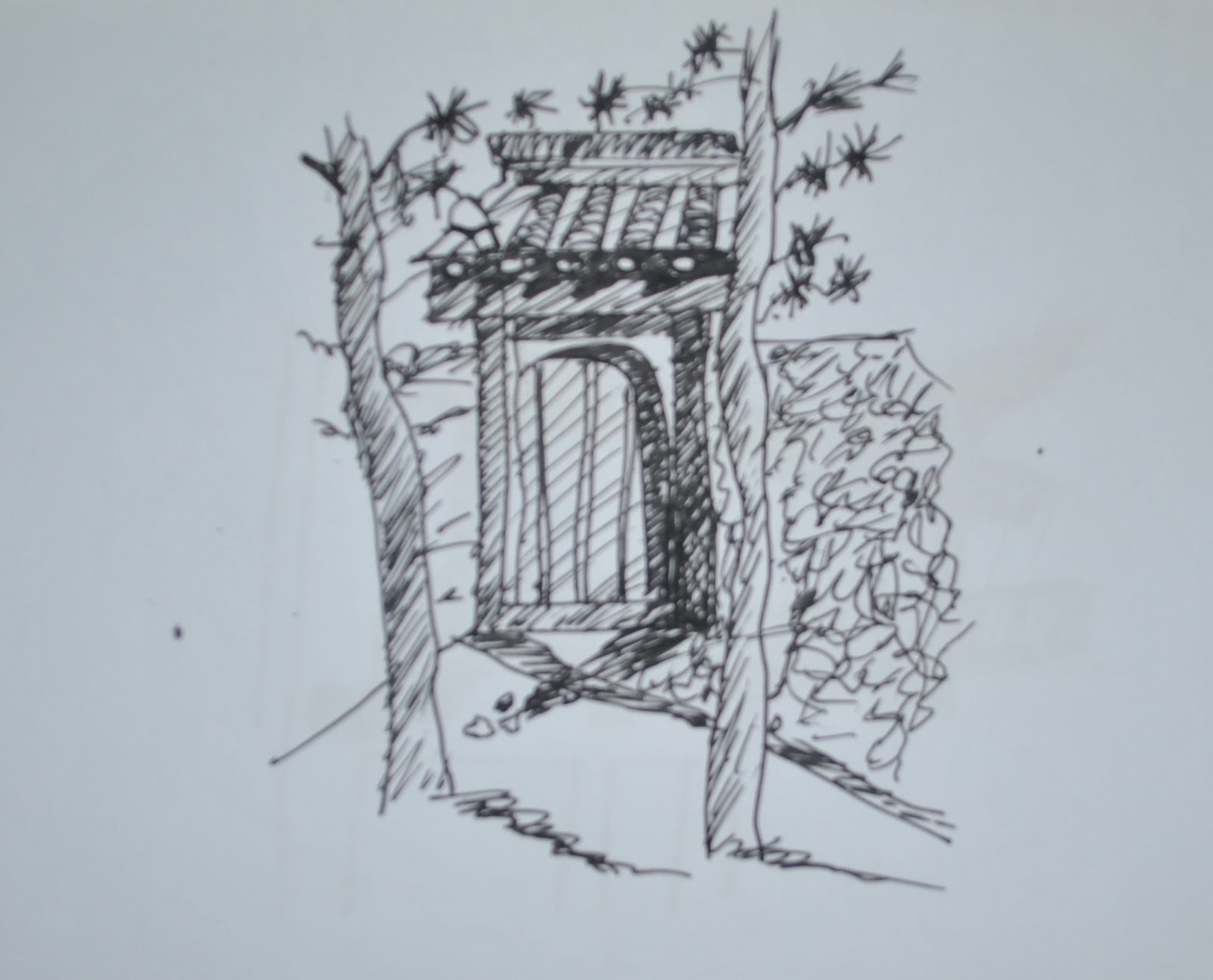 Dibujo, análisis e ideación: Aprendiendo una nueva técnica: el rayado