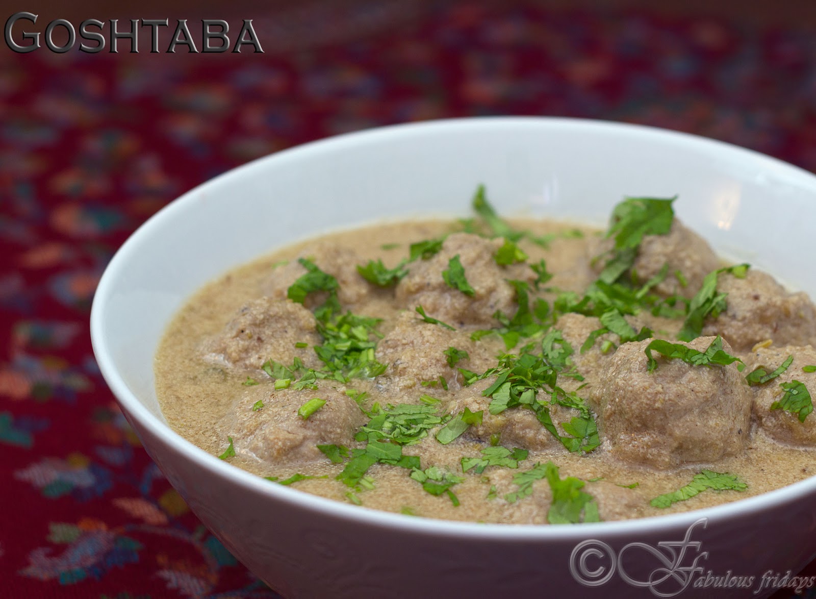 fabulous fridays: Goshtaba