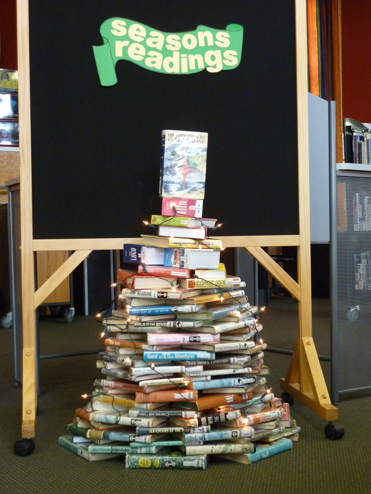 Library Displays: Christmas Tree