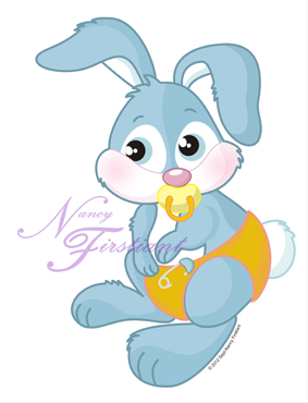 Vulturine Me: My Cute Baby Blue Bunny