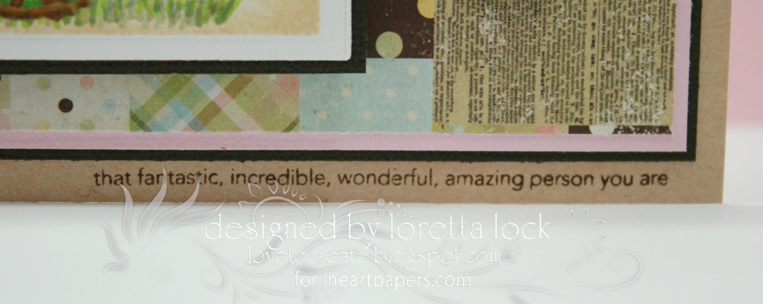 love to create: IHP and an inspired card
