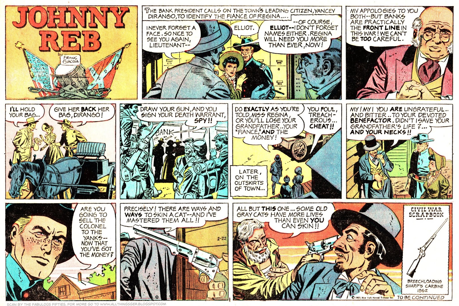 Ominous Octopus Omnibus: Johnny Reb Story With Yancy Derringer Character