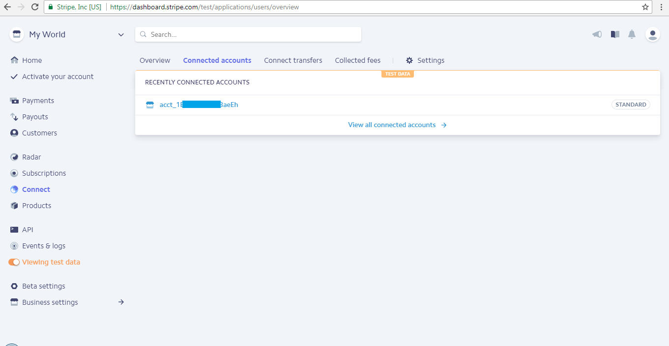Code Samples Stripe Using Connect With Standard Accounts Stripe Create Standard Account