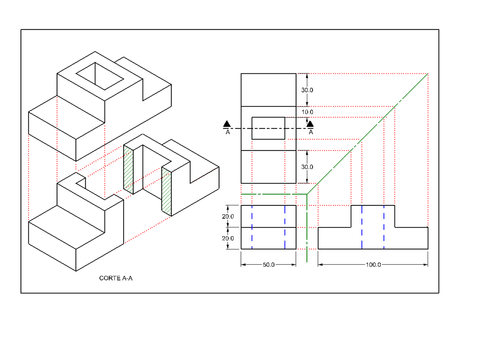 INTRODUCCIÓN AL DISEÑO & DIB. TÉCNICO: Cortes y secciones 1