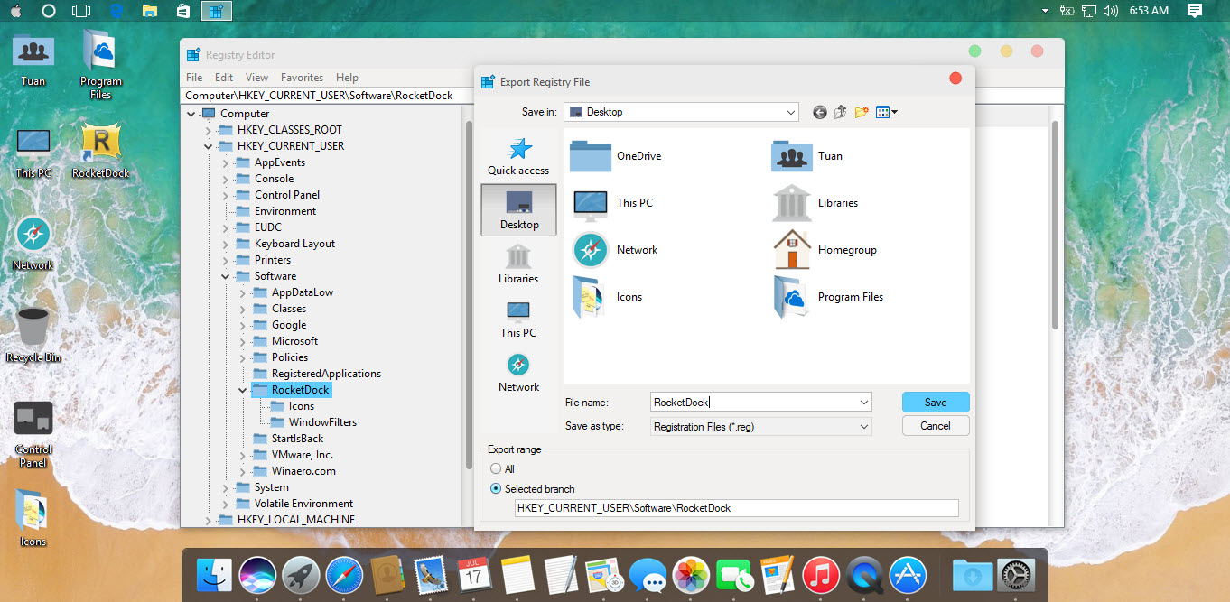 Rocketdock Windows 10