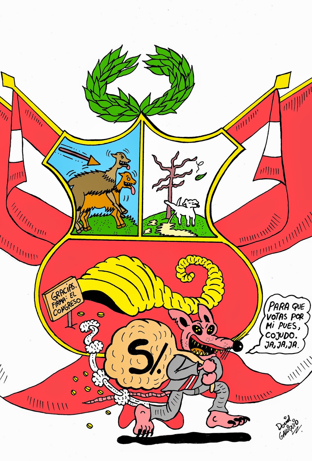 DAVID GALLIQUIO: EL ESCUDO DEL PERU
