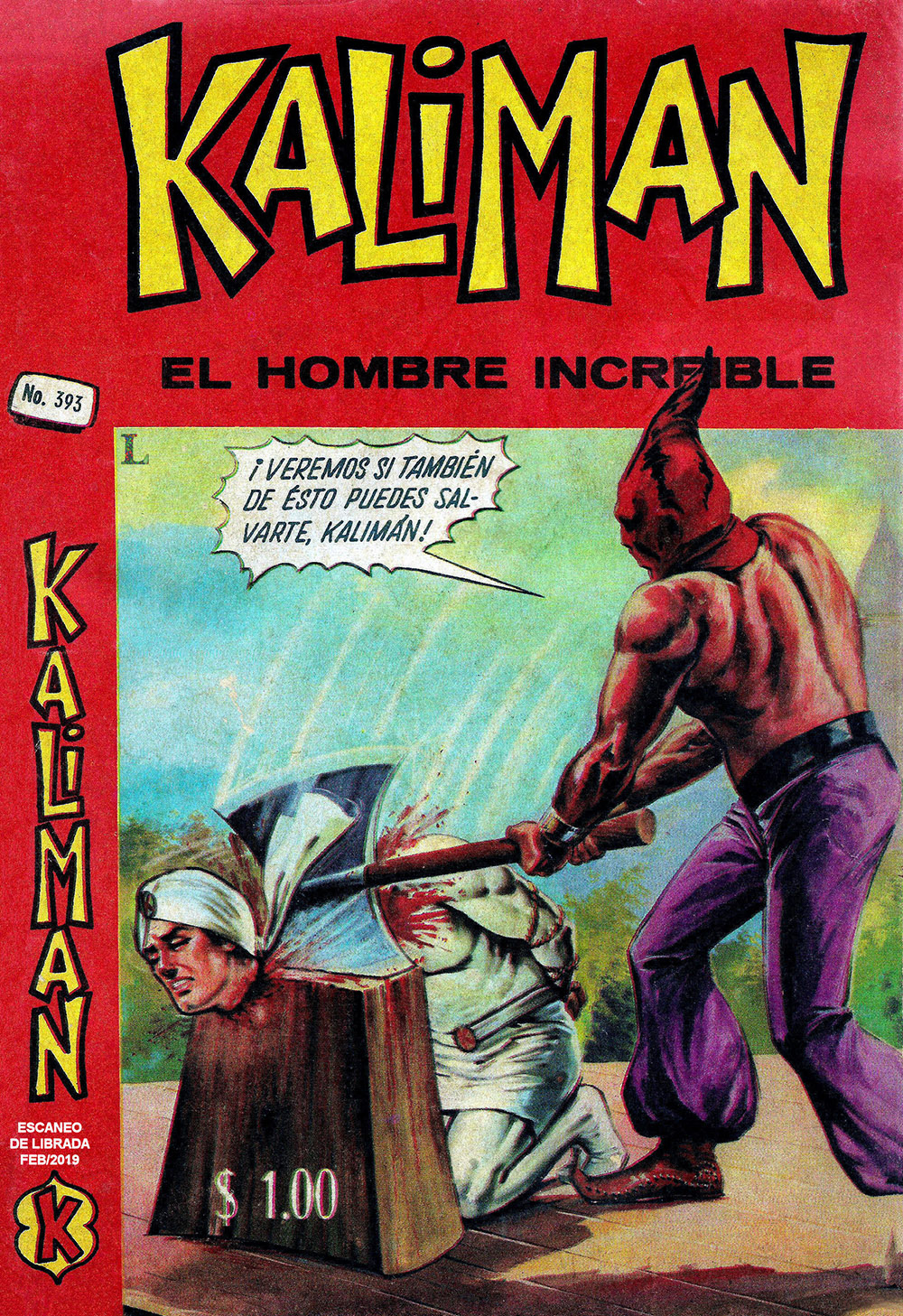 Comics Mexicanos de Jediskater: Kaliman El Hombre Increible No. 393 ...