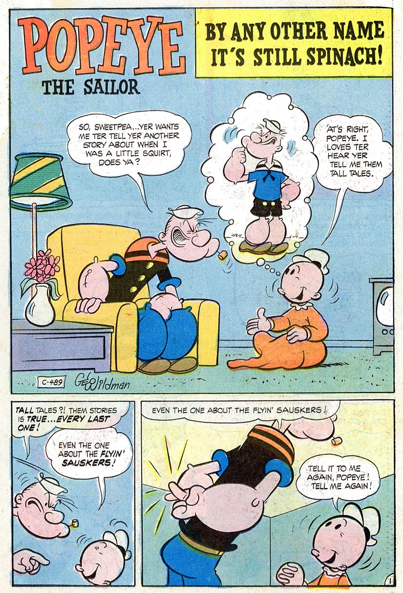 The Big Blog of Kids’ Comics!: George Wildman's Popeye!