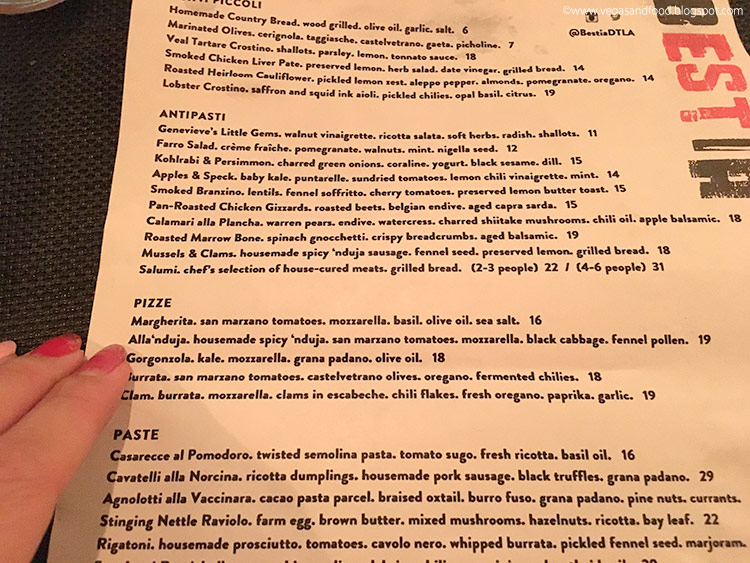 Bestia - Downtown - Vegas and Food