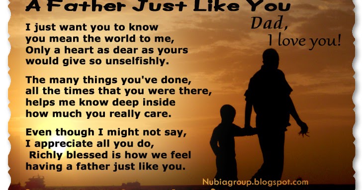 * Nubia_group Inspiration *: A Father just like You
