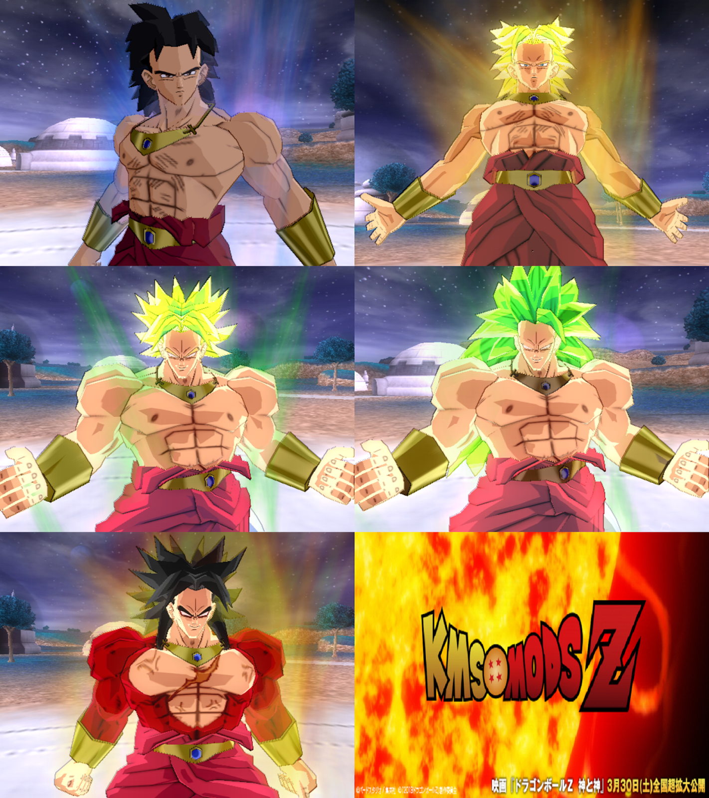 KMS Mods: Super Pack Definitivo - Broly