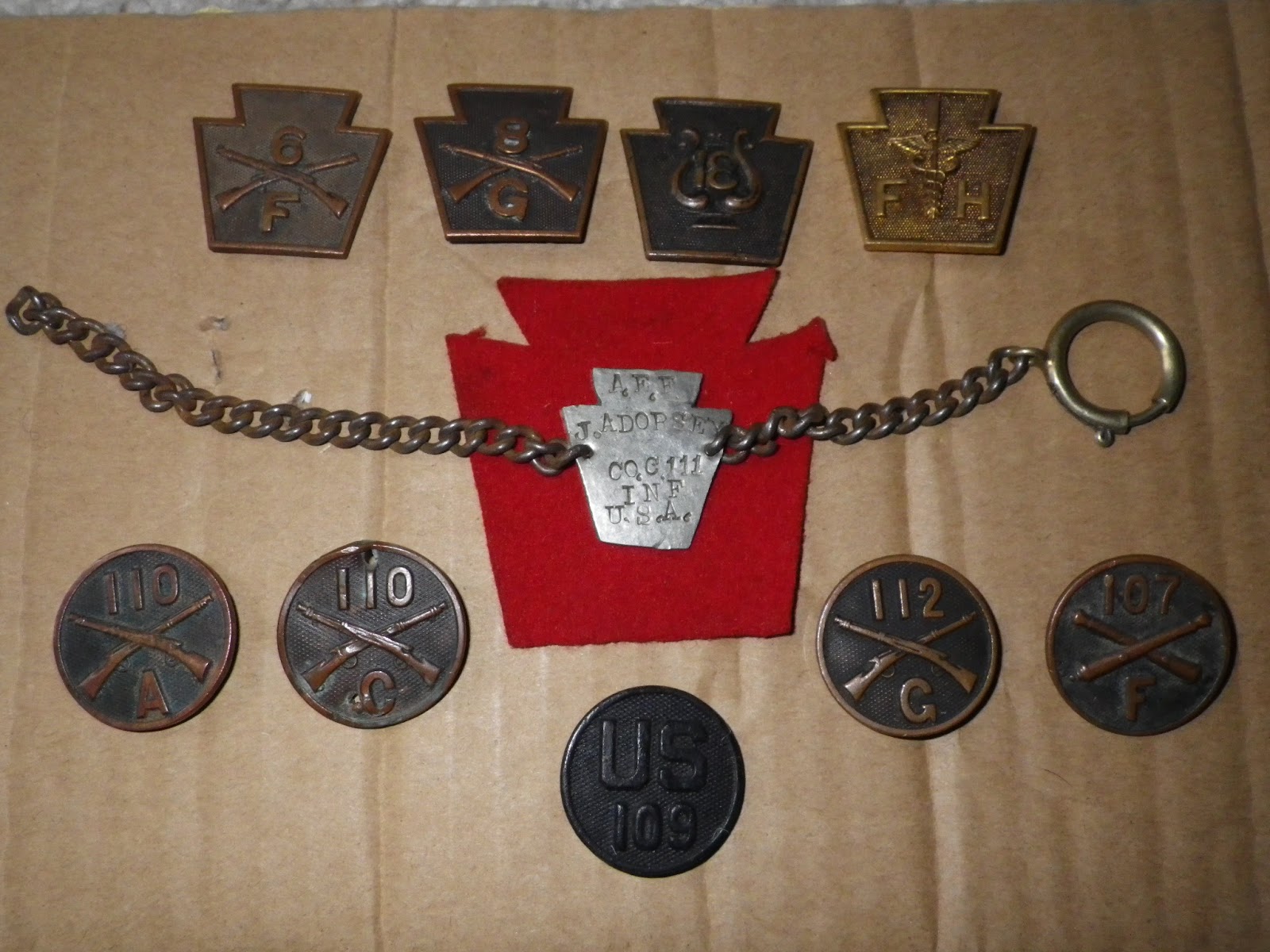Ma Kubelwagen Lili: La 28th Infantry Division KEYSTONE en 1917-1918