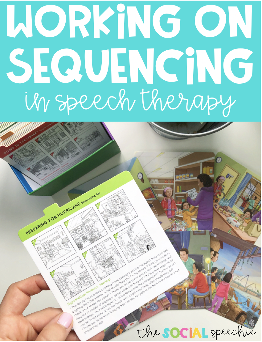Targeting Sequencing + WH Questions in Speech Therapy | The Social Speechie