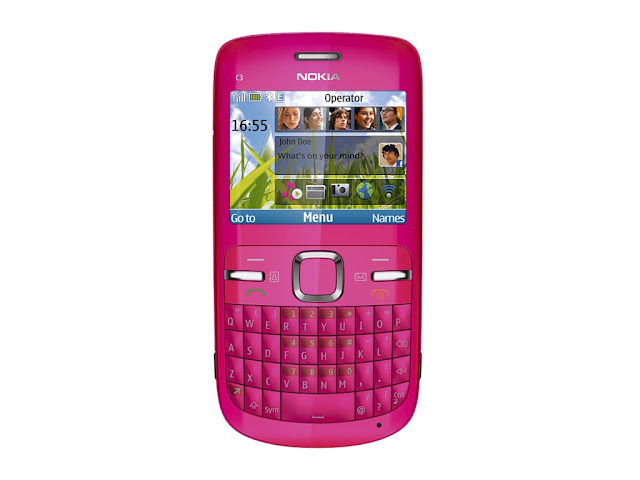 Mobile Phone: Nokia Phone's Pink Picture