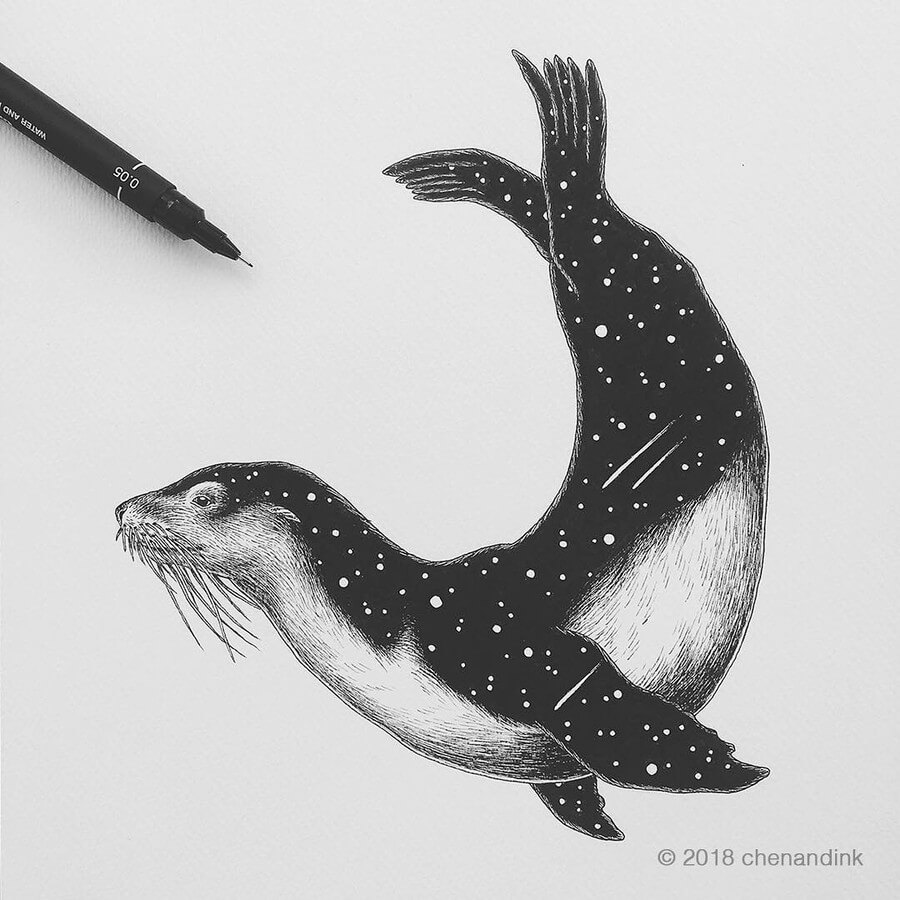 Design Stack: A Blog about Art, Design and Architecture: Ink Drawings ...