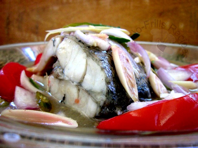 Three Tastes Steamed Fish
