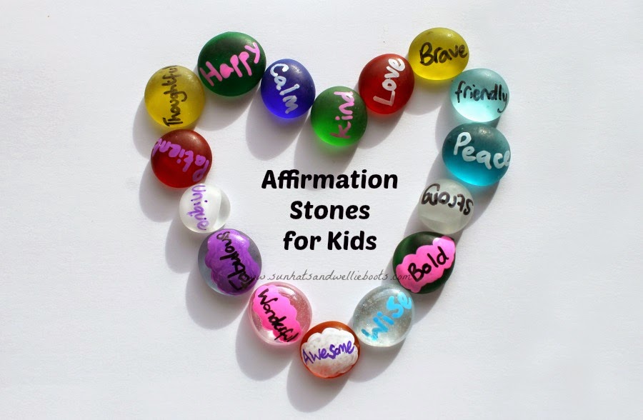 Sun Hats & Wellie Boots: DIY Affirmation Stones for Kids - building ...