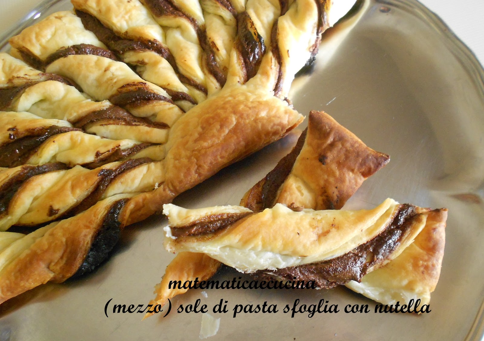 (Mezzo*) Sole di Pasta Sfoglia con Nutella da matematicaecucina su ...
