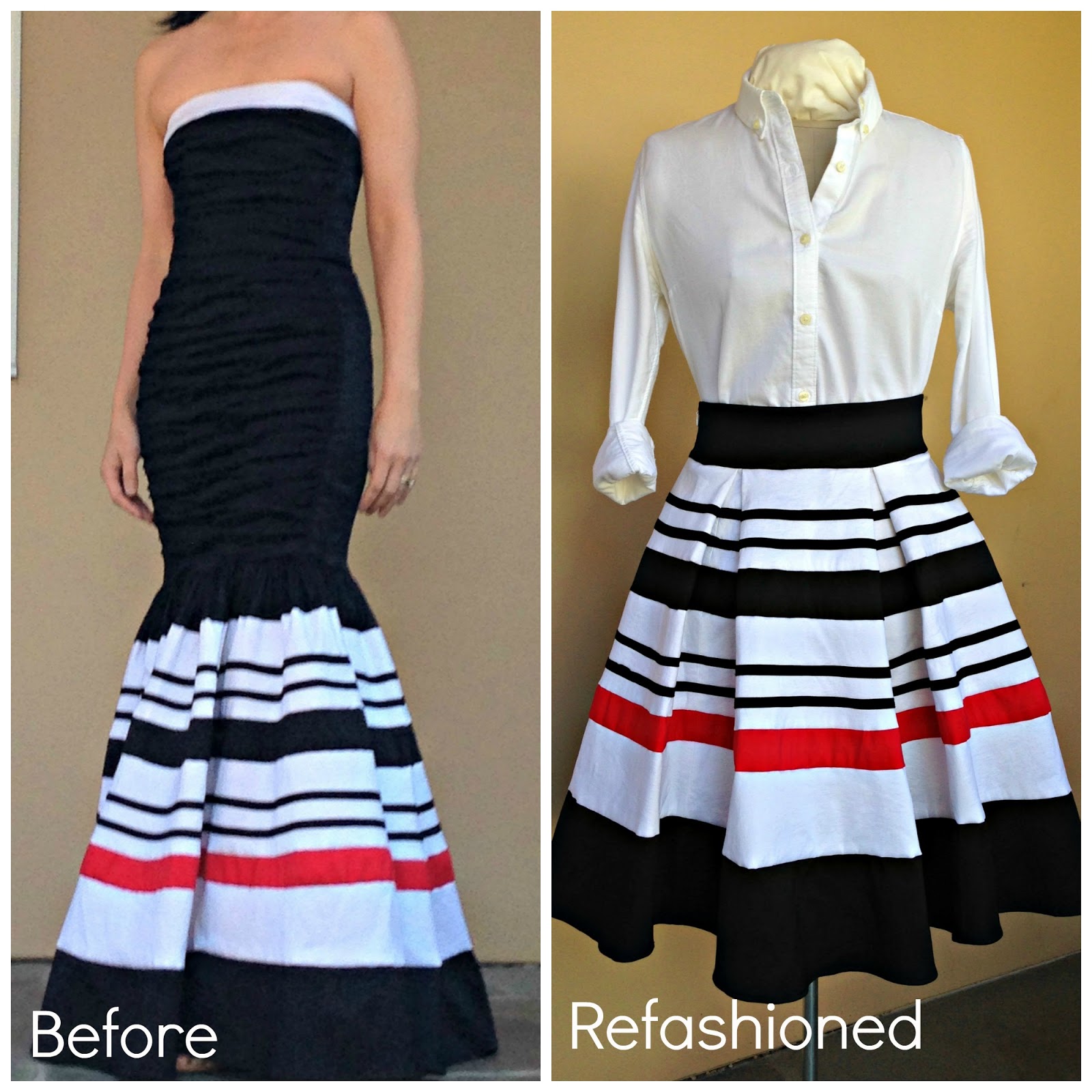 Refashion Co-op: Two for One Refashion: Recycling a $10 Prom Dress into ...