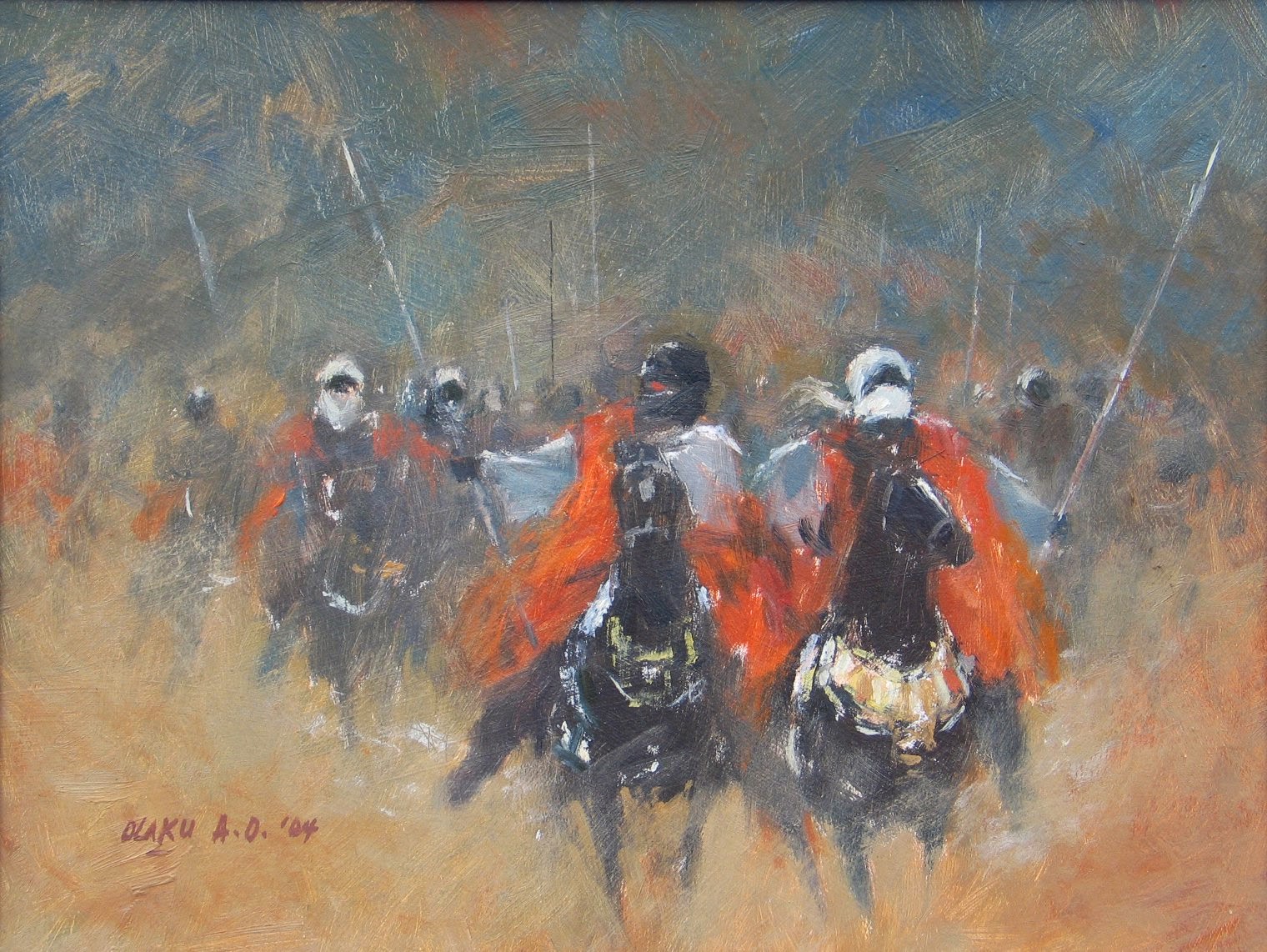 Abiodun Olaku, 1958 | Waterscape/Cityscape painter | Tutt'Art ...