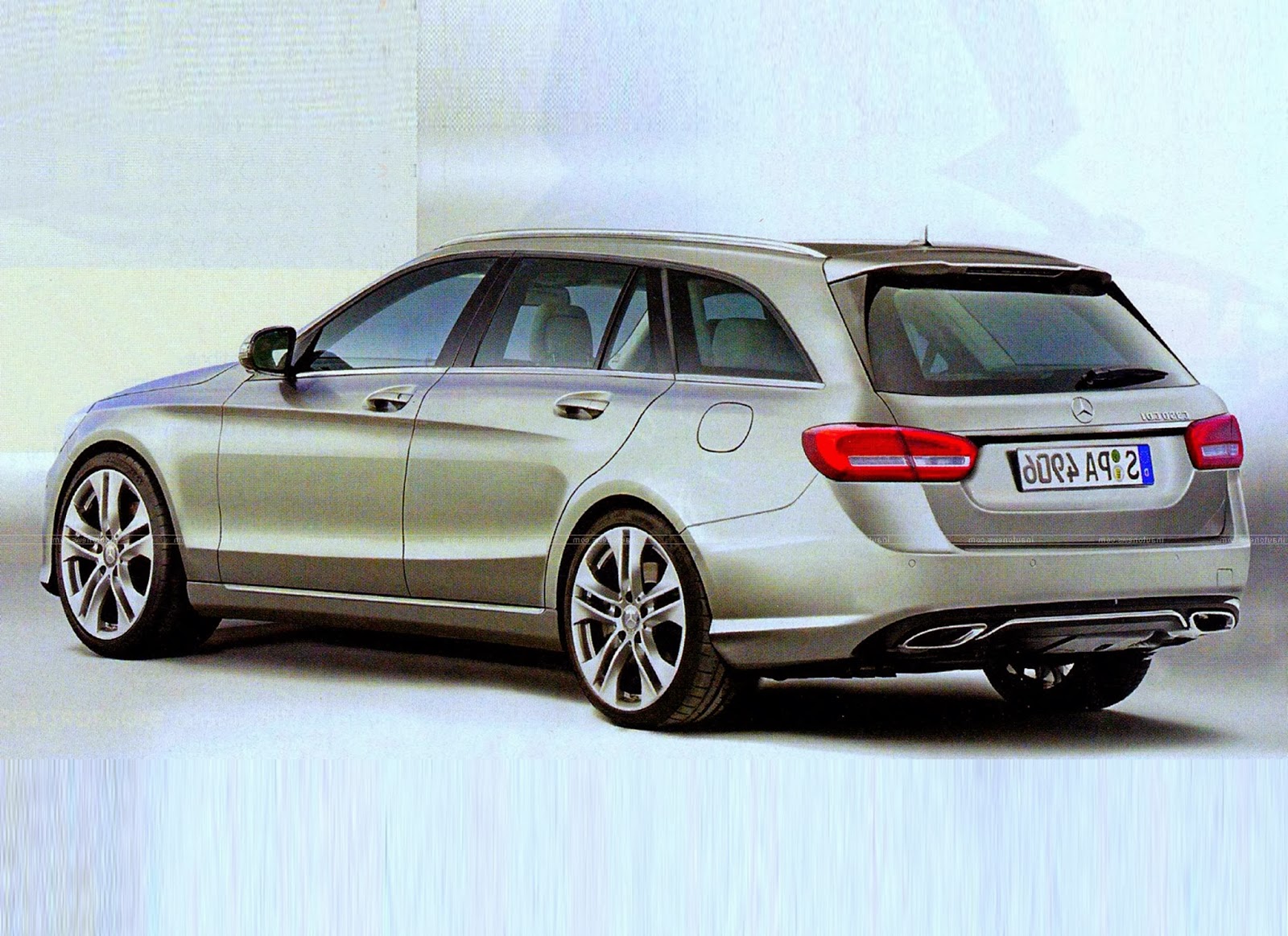 Car al Top 33: Mercedes Classe C SW 2014: Ecco la prima immagine ...