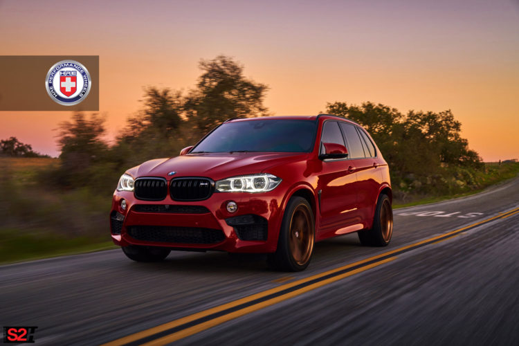 Classy Melbourne Red BMW X5 M With HRE Wheels
