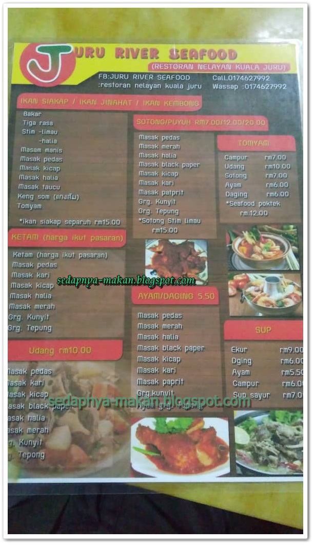 MaKaN JiKa SeDaP: Makan malam di Restoran Nelayan Kuala Juru, Pulau Pinang