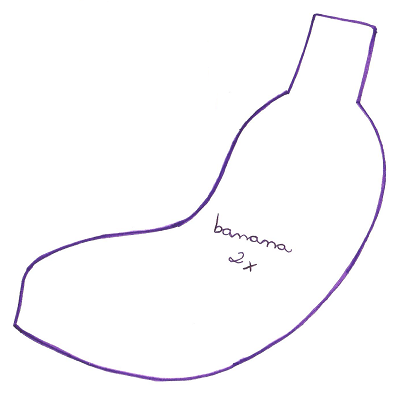 Molde banano - Imagui
