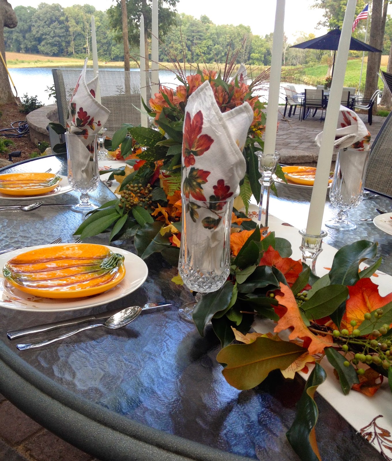 A Perfect Setting: A Lake View Setting for Fall