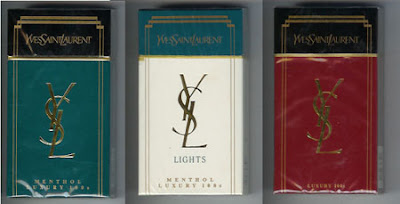 LOLA Y MARIA: YSL cigarettes - when even your cigs are chic...