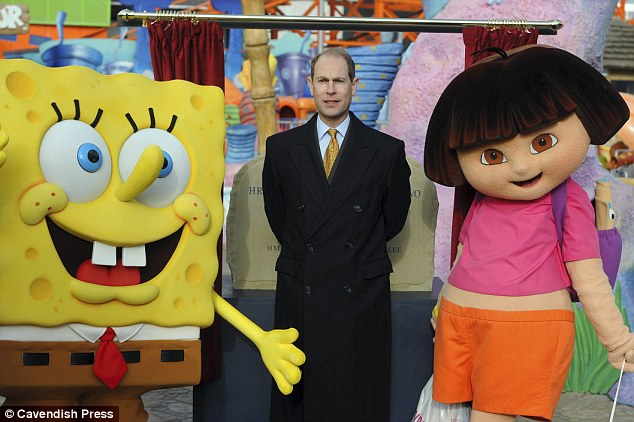 NickALive!: HRH Prince Edward, Earl Of Wessex Visits Nickelodeon Land ...