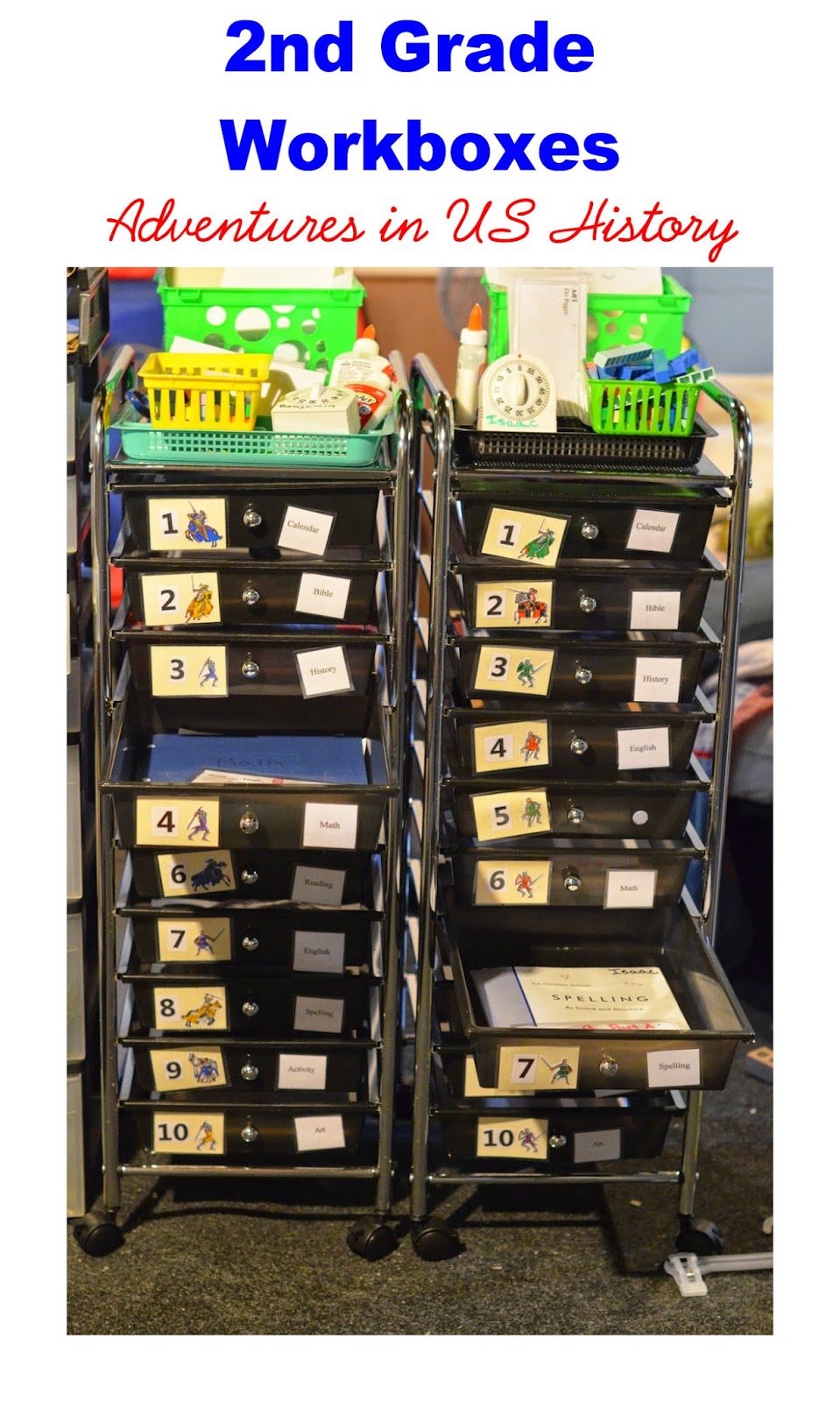 To The Rock Homeschool: Homeschool Workboxes, Second Grade My Father's ...