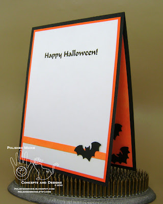 Handmade Bats Halloween Card and Nature's Whirlpool Resort | Polished ...