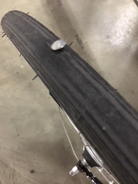 On tacks on bike lanes