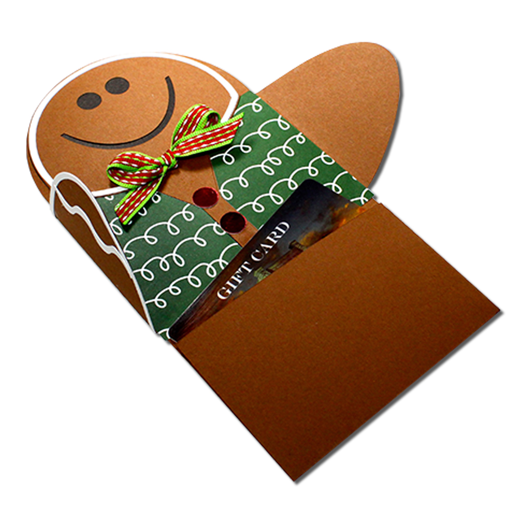 JMRush Designs: Gingerbread Man Hug Gift Card Holder
