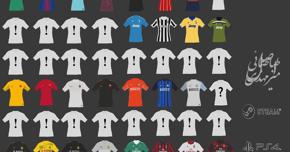 pes-modif: PES 2017 New Kits 2017-18 vol 1.6 by MT Games 1991