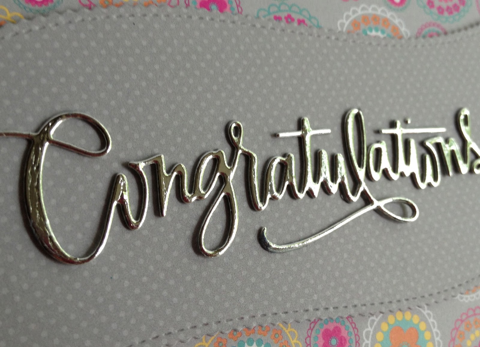 I'm in Haven: Congratulations in Shiny Silver