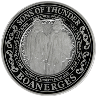 Point Emblems: Boanerges - Sons of Thunder Challenge Coin