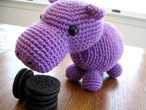 Anything Knitted and Crocheted: I found some cute hippo patterns on ...