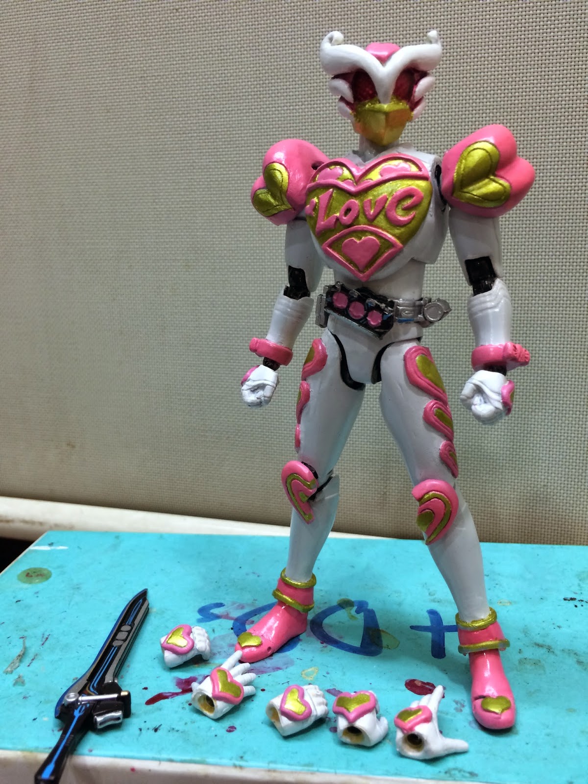 Kamen Rider World: Custom SHF Kamen Rider OOO Love Form painted version ...