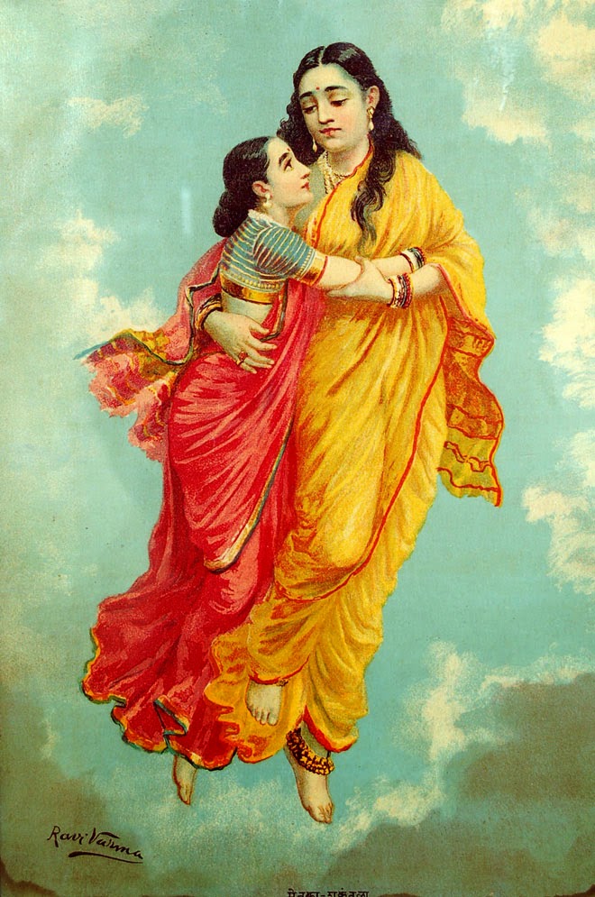 27 Beautiful Paintings By Raja Ravi Verma | Indian Traditional ...