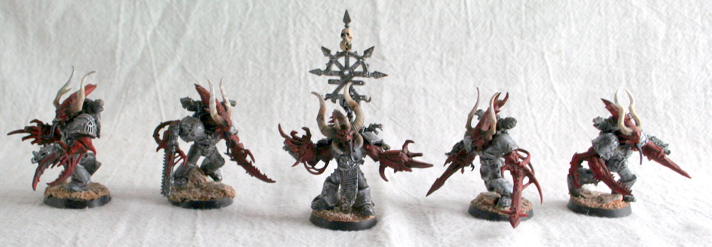 Warhammer In Progress: Chaos Space Marine - Khorne Bezerkers