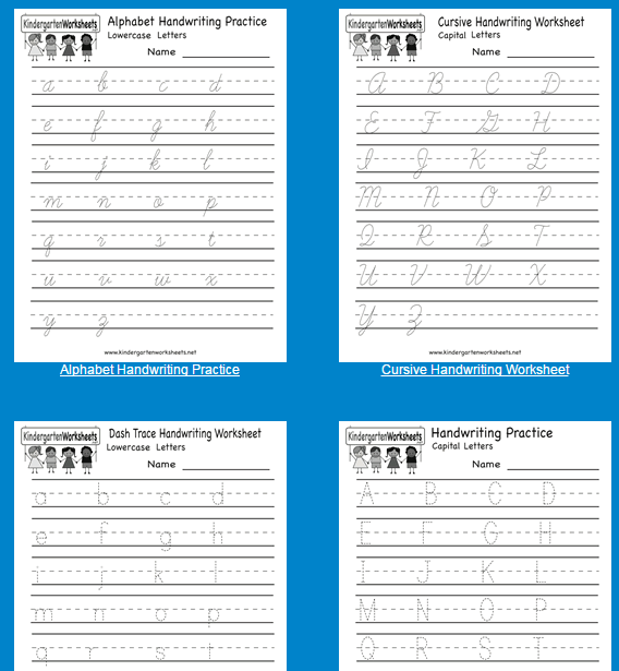 Download writing worksheets learning to write the alphabet for kids ...