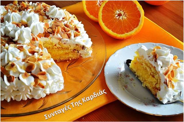 ΣΥΝΤΑΓΕΣ ΤΗΣ ΚΑΡΔΙΑΣ: Τούρτα με γέμιση orange curd
