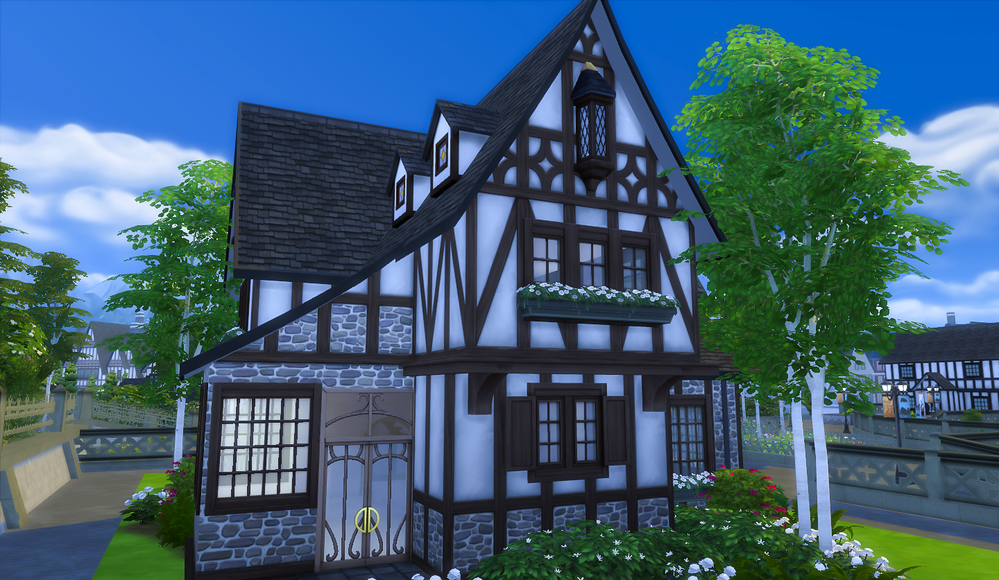 Simsational Designs: The Burrow - A Tudor House for Windenburg