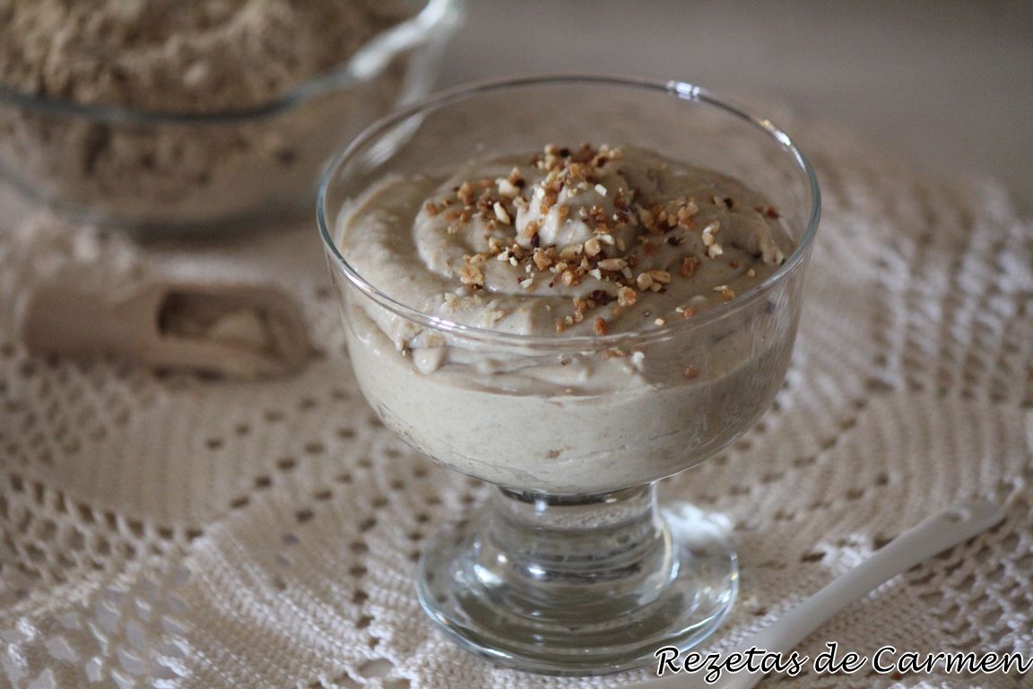 Mousse de gofio canario