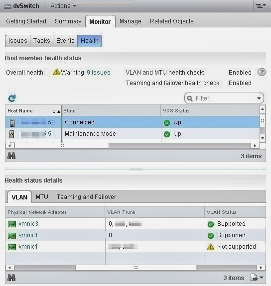 vSphere Network Health Check Saves The Day!