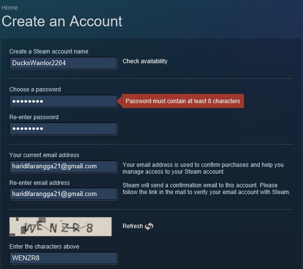 Tutorial Simple Membuat Account Steam