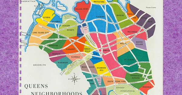 Frankie's Apartment: 1964 Map of Queens and Some 6th Borough Info